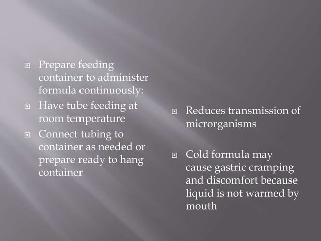 Gastrostomy feeding.pptx | Digestive Disorders | Diseases and Conditions