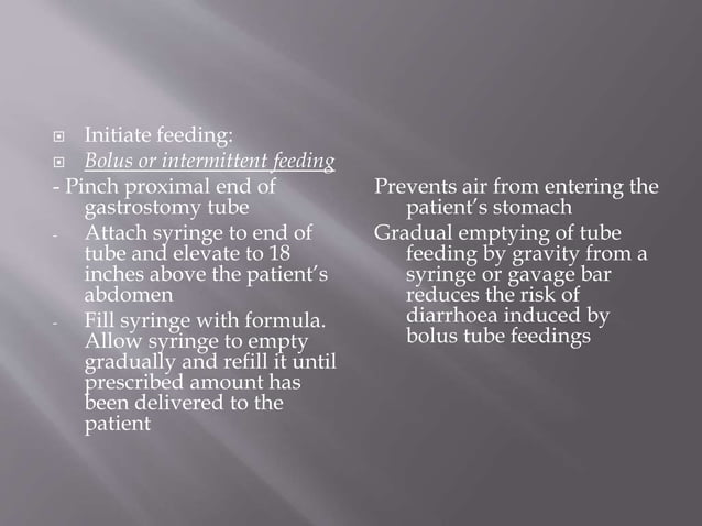 Gastrostomy feeding.pptx | Digestive Disorders | Diseases and Conditions