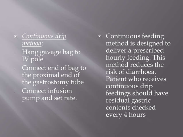 Gastrostomy feeding.pptx | Digestive Disorders | Diseases and Conditions