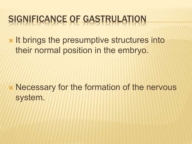 GASTRULATION final.pptx | Biological Sciences | Science