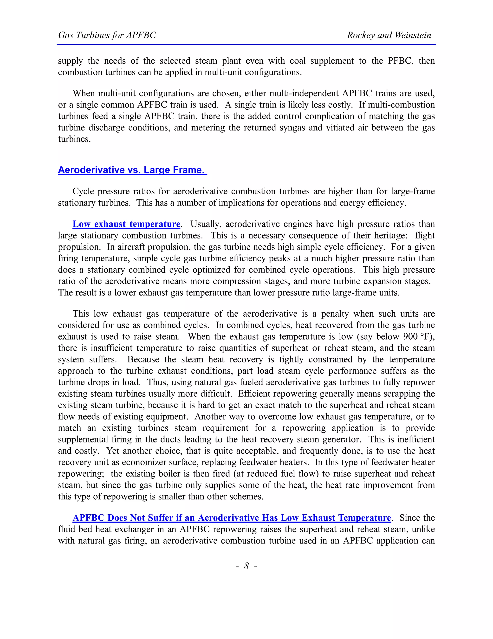 Gas tubine for apfbc | PDF