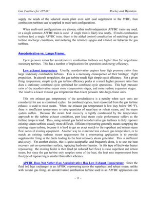 Gas tubine for apfbc | PDF