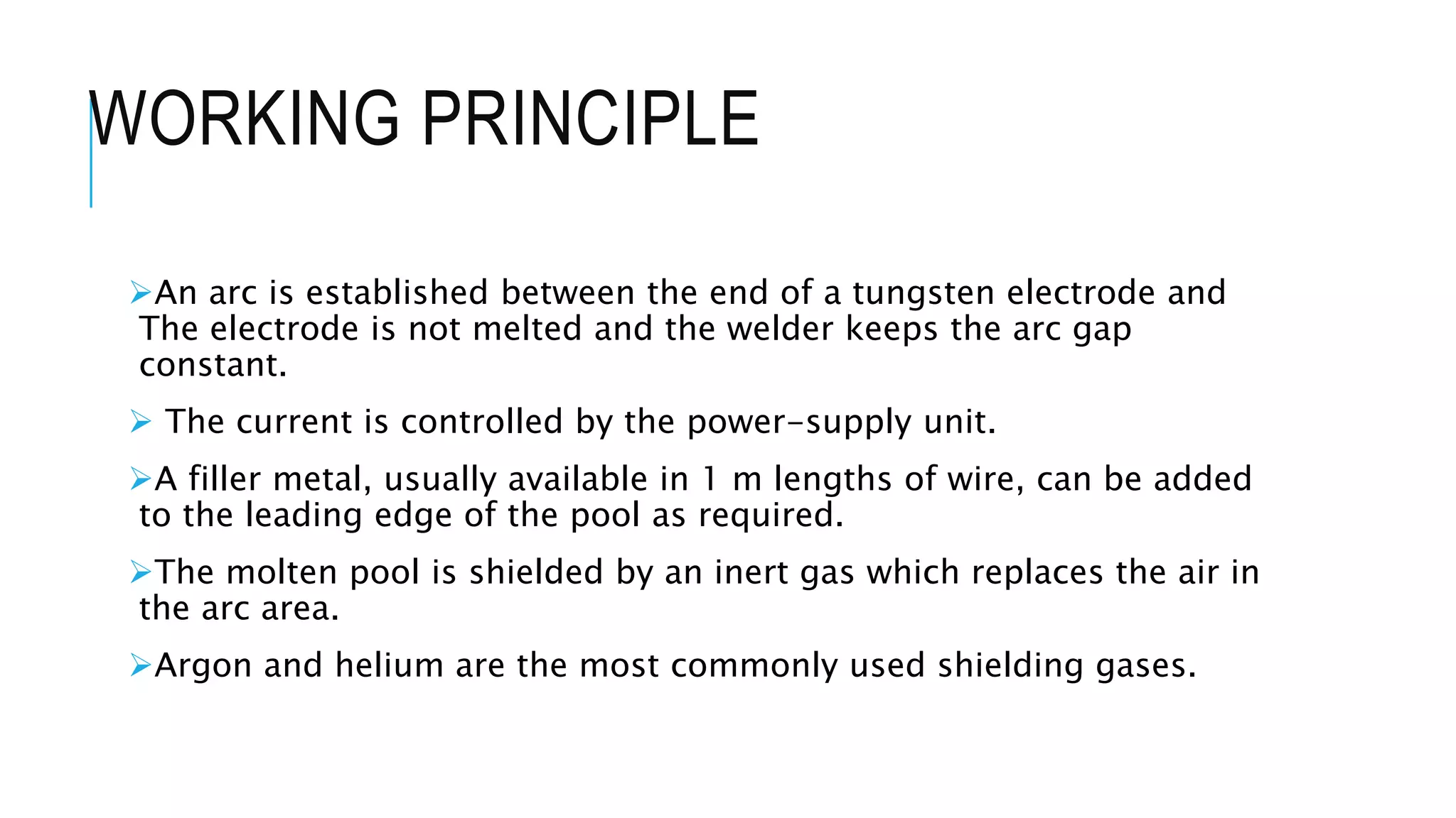 Gas tungsten arc welding | PPTX