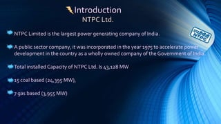 Gas turbine Power-plant, NTPC Anta, Rajasthan | PPTX