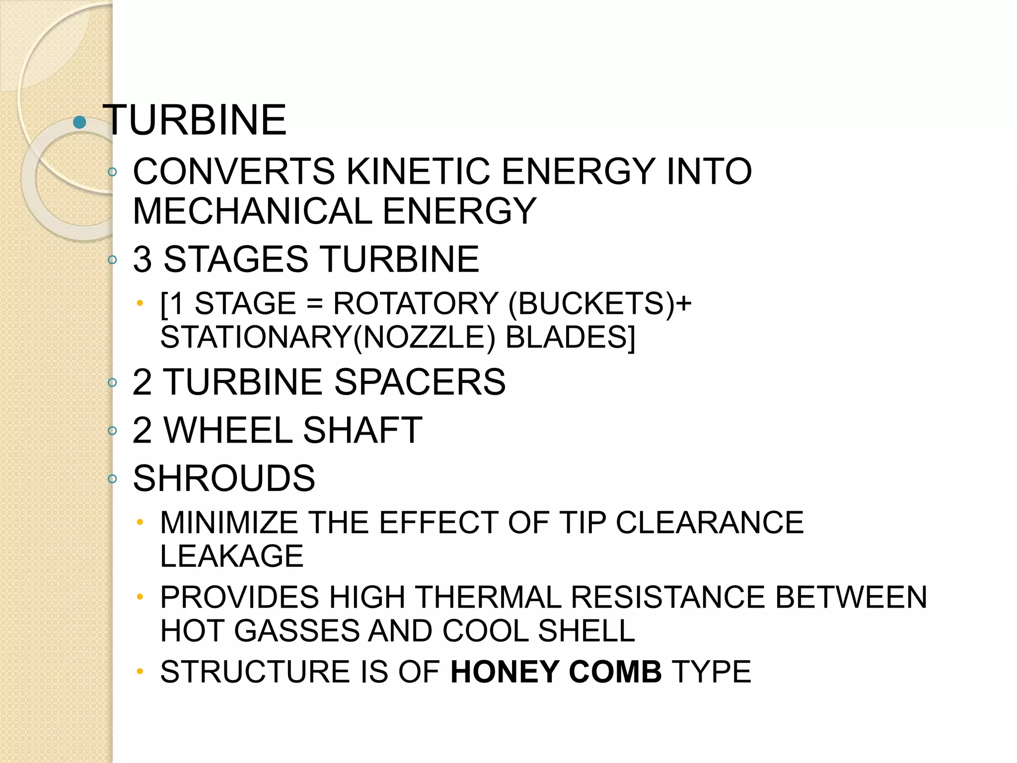 GE Frame 9E Gas Turbine Nandipur Power Project | PPTX