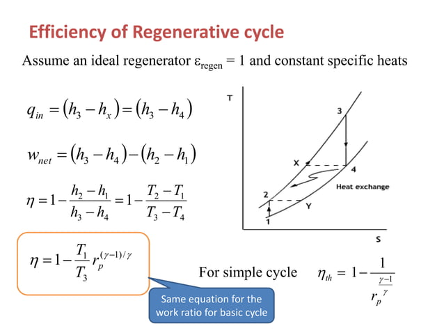 Gas turbine 2 - regeneration and intercooling | PPTX