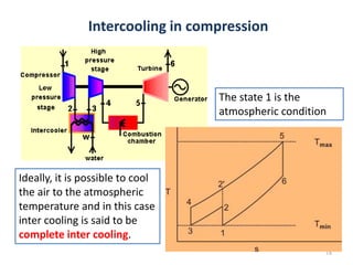 Gas turbine 2 - regeneration and intercooling | PPTX
