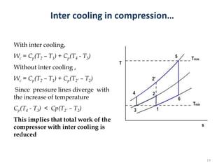 Gas turbine 2 - regeneration and intercooling | PPTX