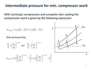 Gas turbine 2 - regeneration and intercooling | PPTX