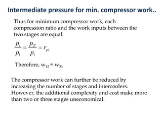 Gas turbine 2 - regeneration and intercooling | PPTX
