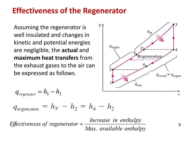 Gas turbine 2 - regeneration and intercooling | PPTX