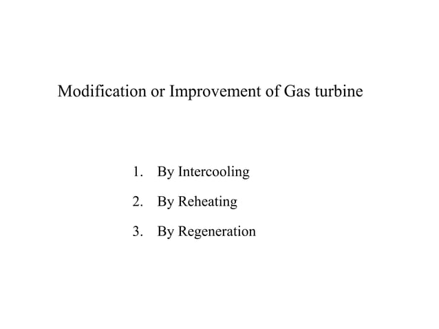 Gas turbine and its classification | PDF | Science