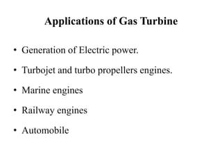 Gas turbine and its classification | PDF
