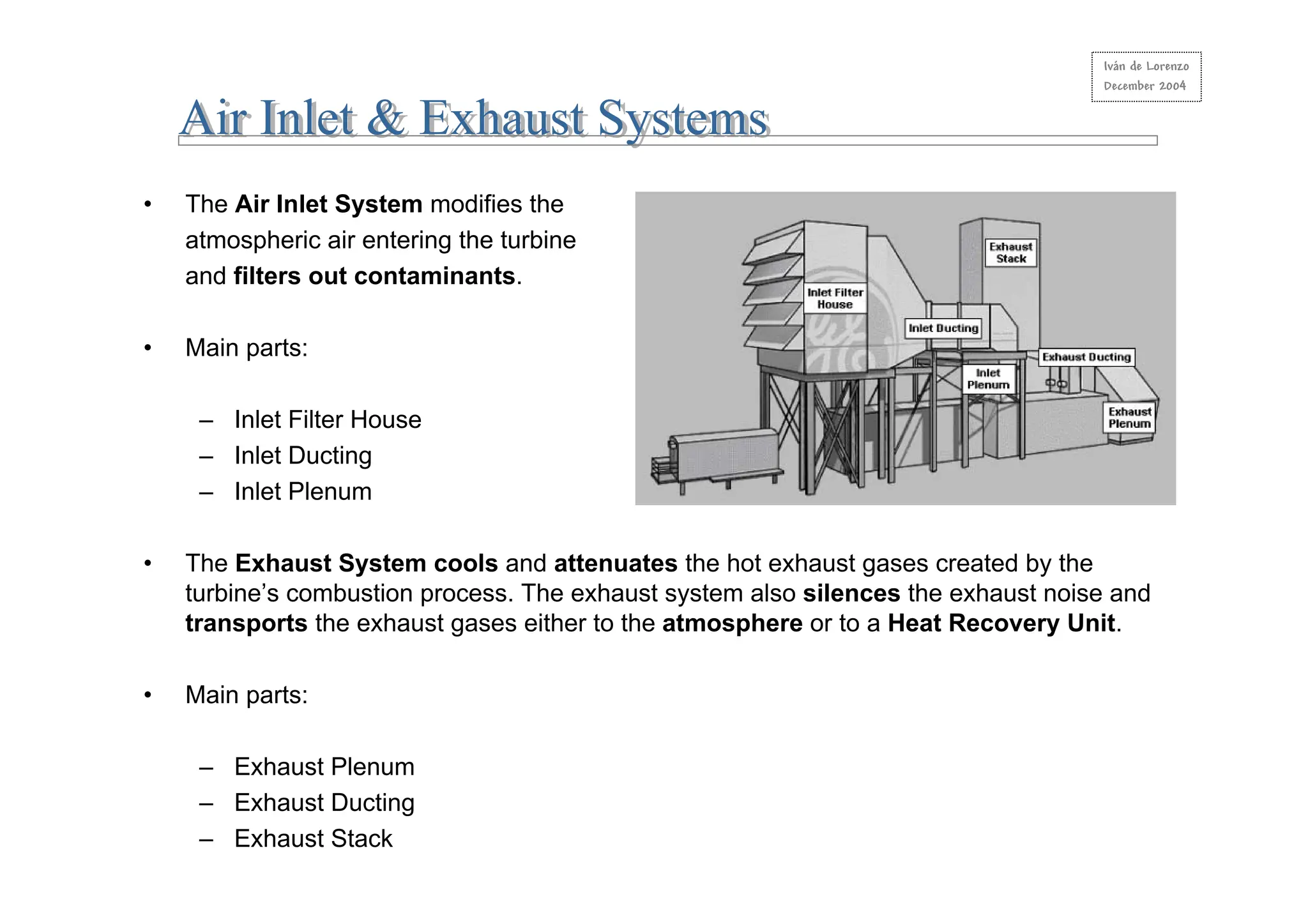 Gas Turbine Auxiliaries Systems. An introduction to gas turbine ...