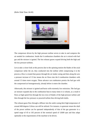 Gas turbine cycle | PDF