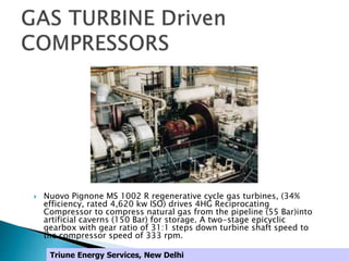 Gas turbine driven compressors | PPTX