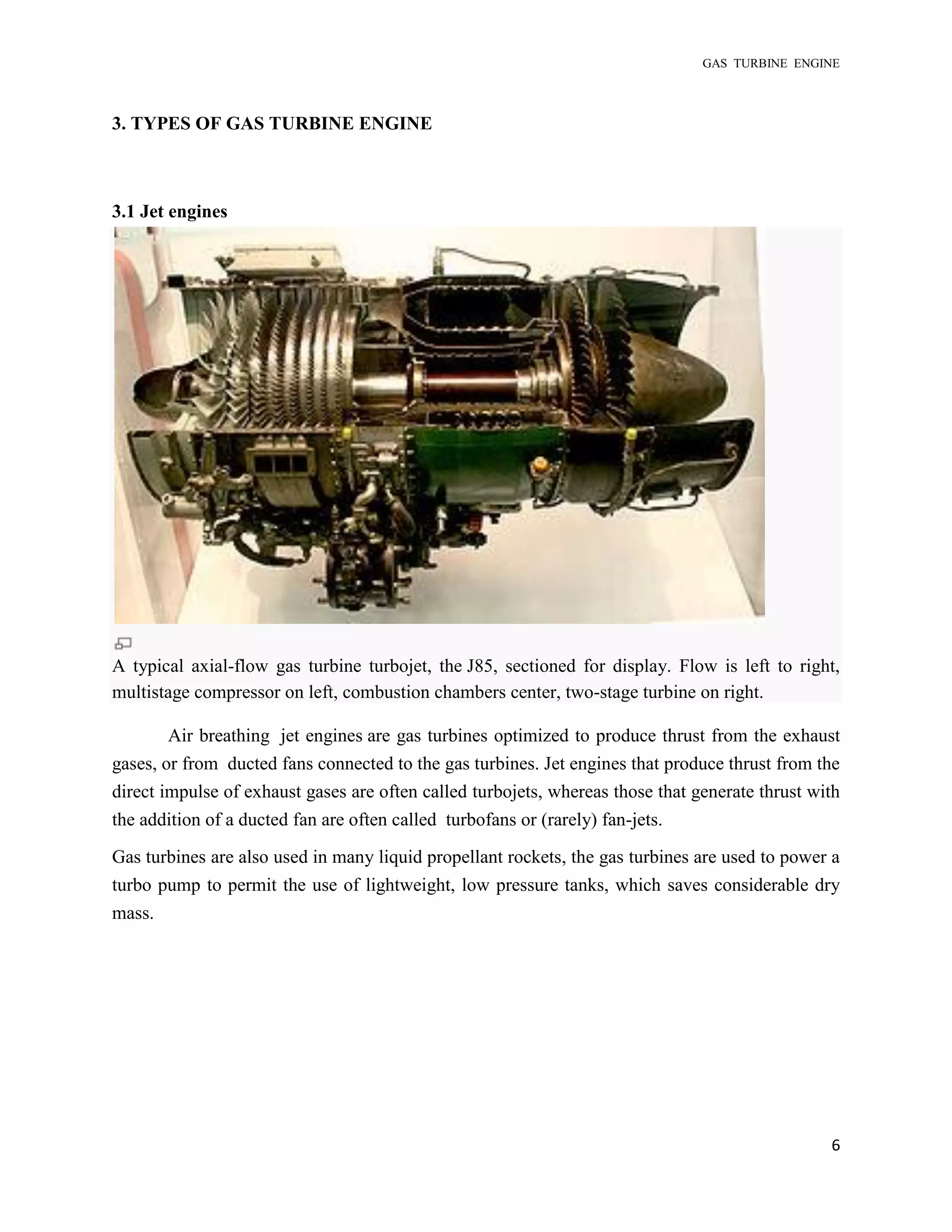 Gas turbine engine | PDF