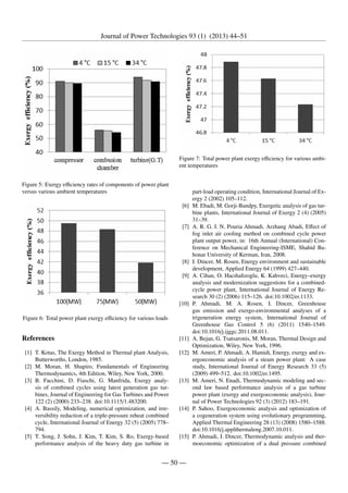 Gas turbine exergy analysis | PDF