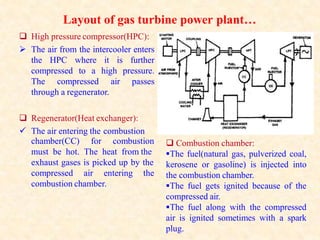 Gas turbine power plant | PPTX