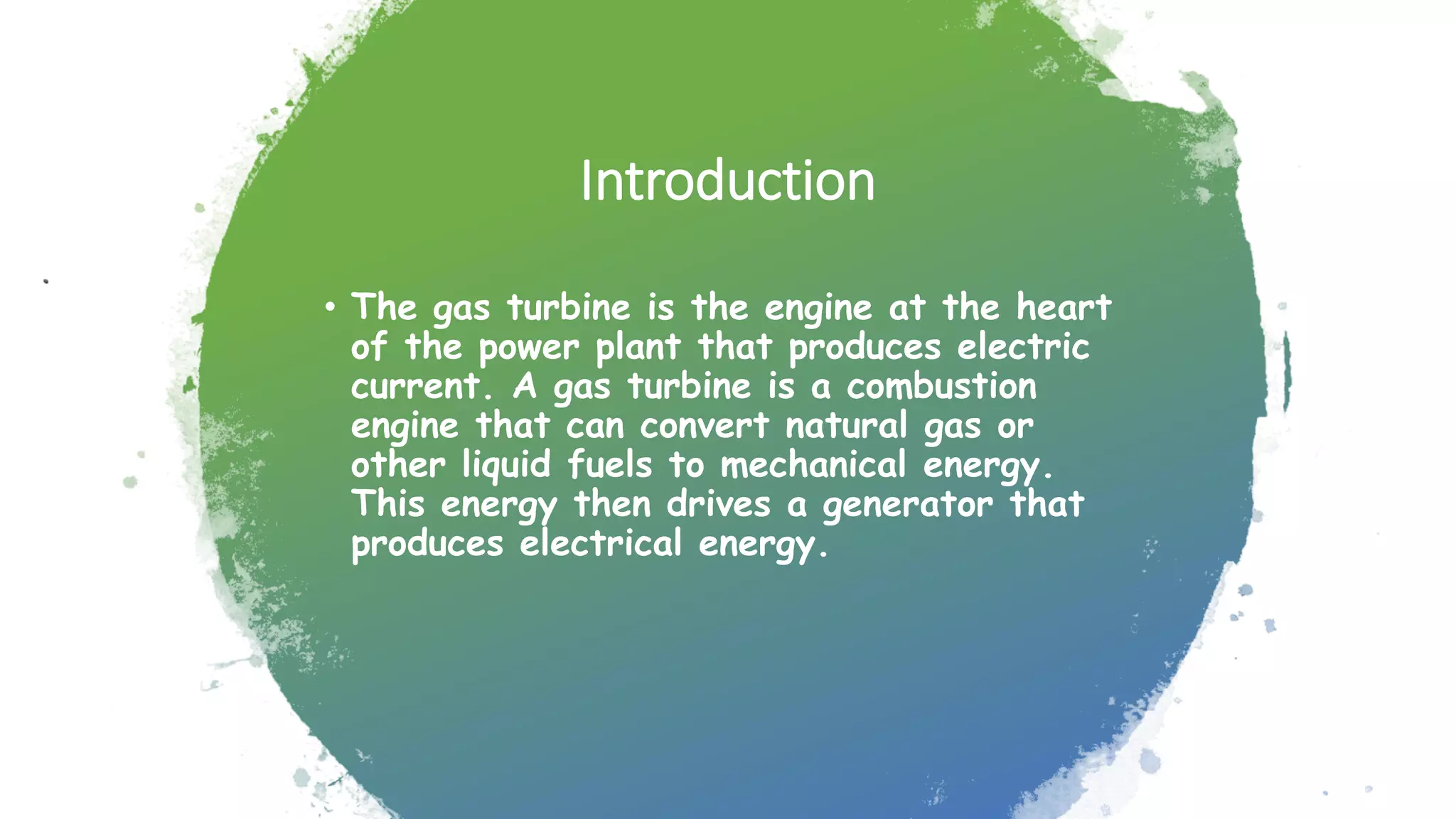 Gas turbine power plant | PPTX