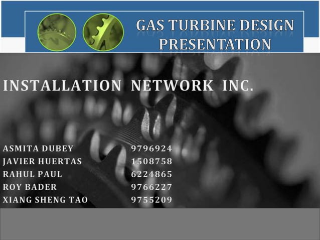 Gas Turbine Project | PPTX