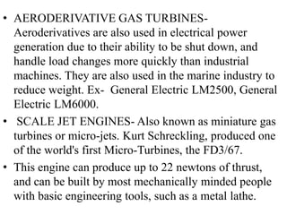 Gas turbines | PPTX