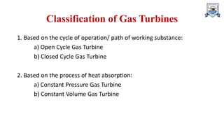 Gas Turbines and their applications in aircraftspptx | PPT