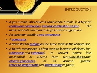 Gas turbines engine determination in act | PPT