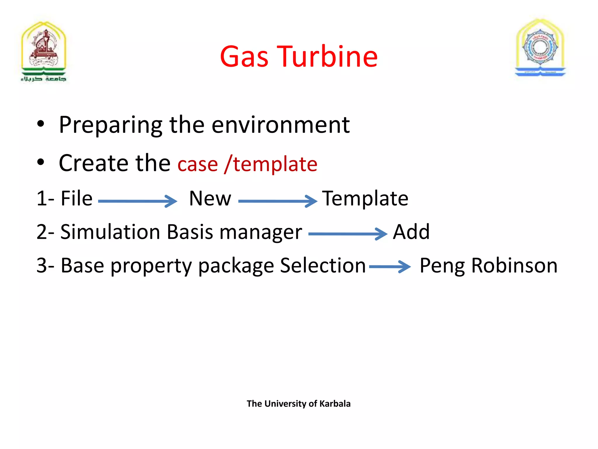 Gas Turbine Simulation By Using Aspen HYSYS.pptx