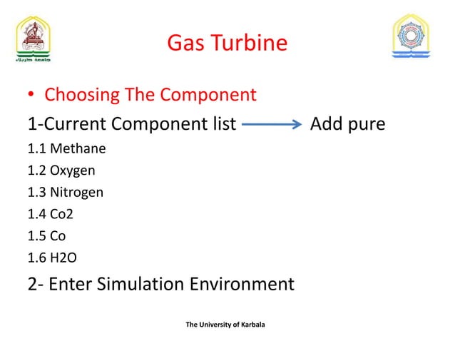 Gas Turbine Simulation By Using Aspen HYSYS.pptx