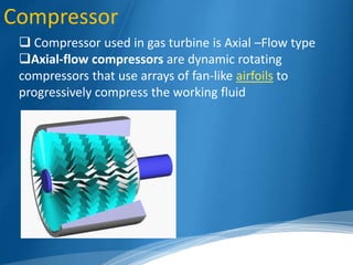 Gas turbine technology | PPTX