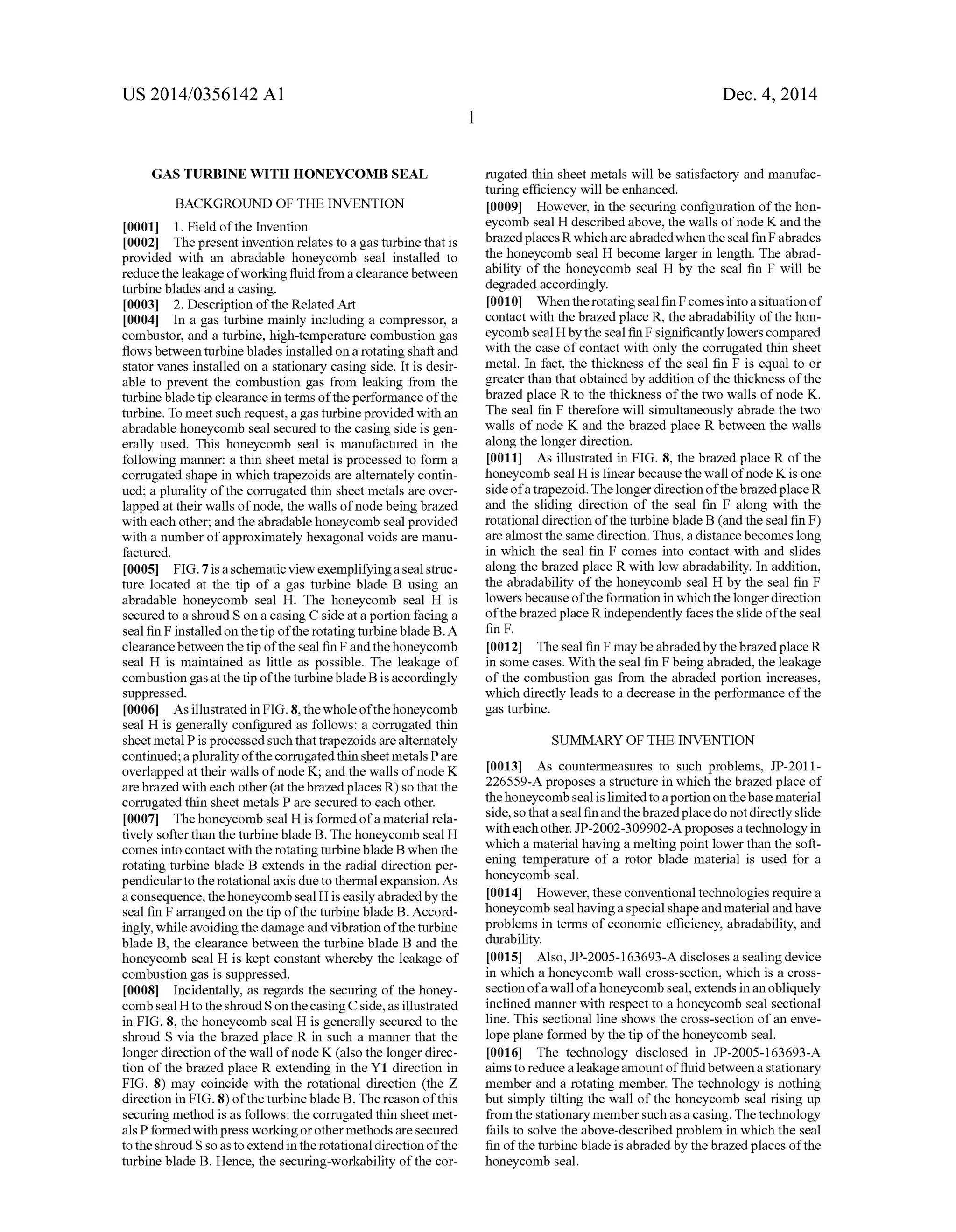 Gas Turbine with Honeycomb Seal.pdf