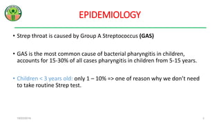 GASv - Nam pham.pptx Streptococcus Pharyngitis | PPTX