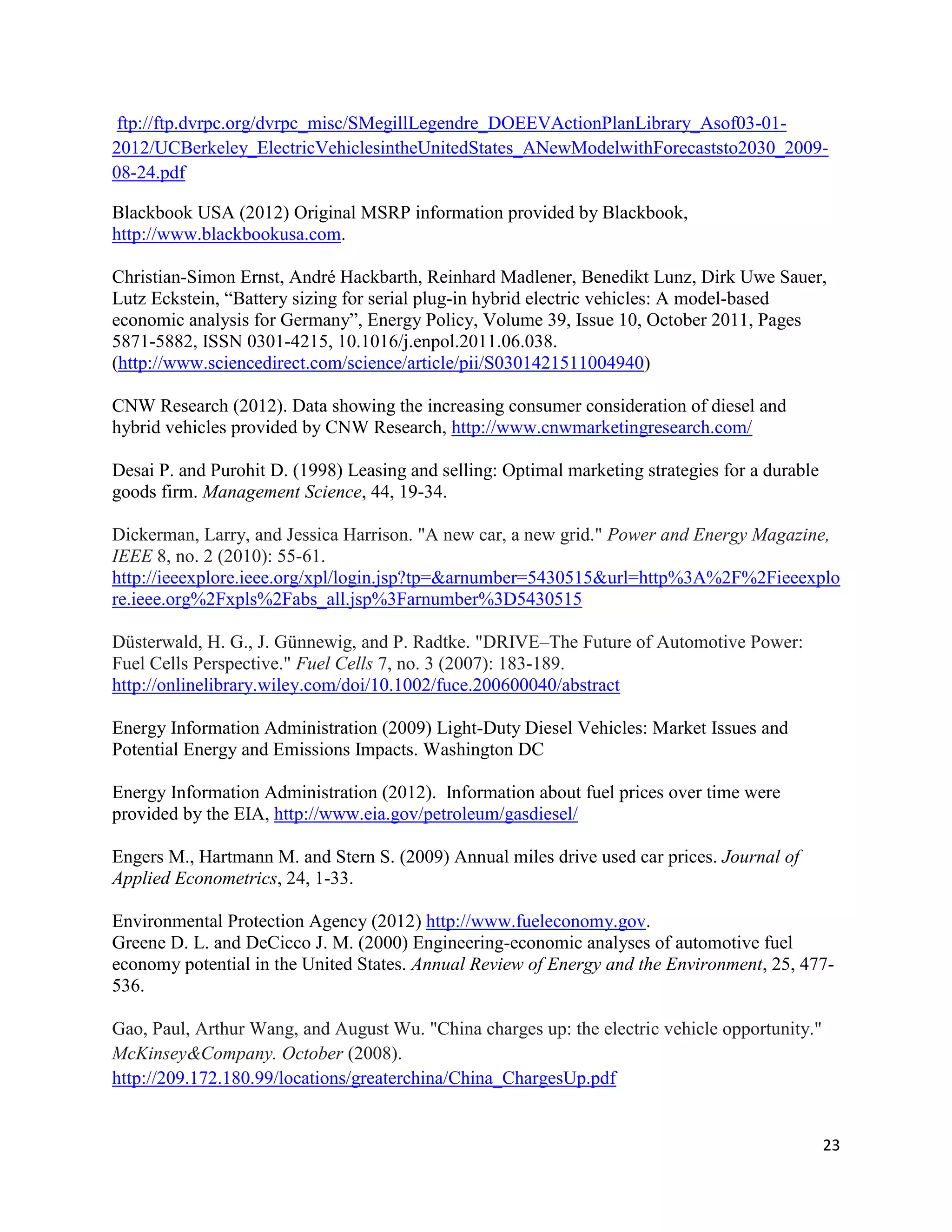 Total Cost of Ownership: A Gas vs. Diesel Comparison | PDF