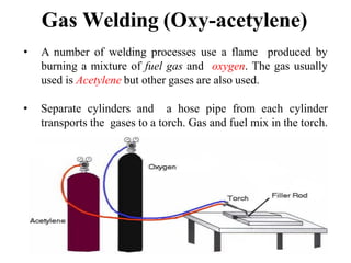 Gas welding and Gas cutting Basics | PDF