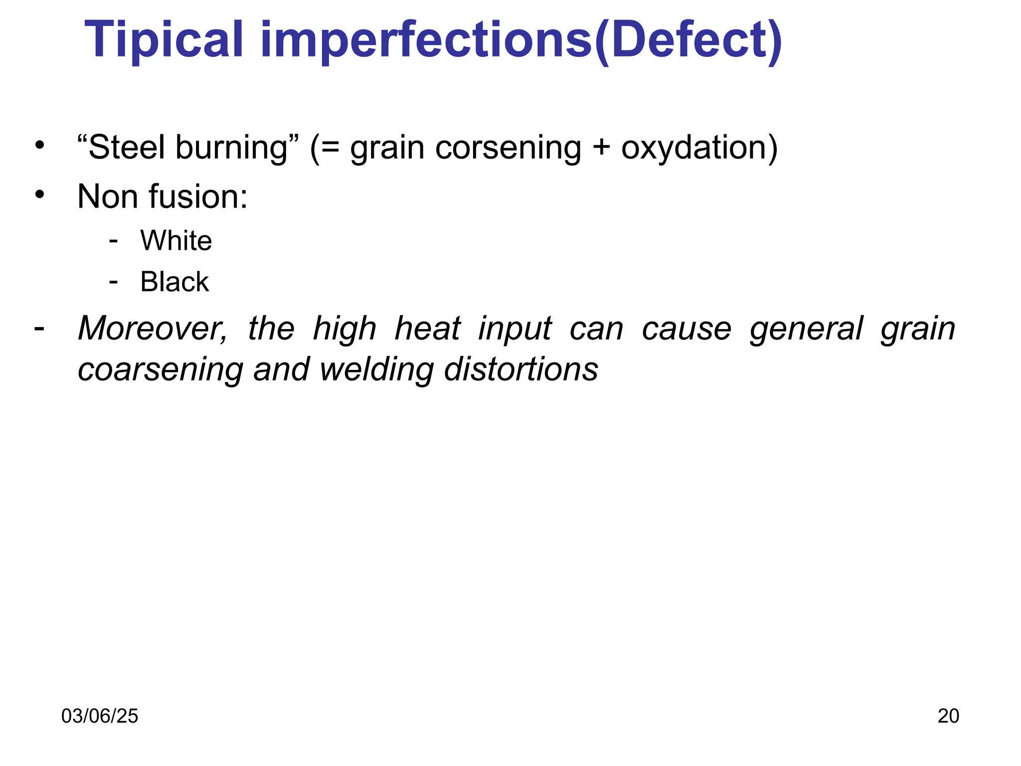 GAS manufacturing on materail WELDING2.ppt