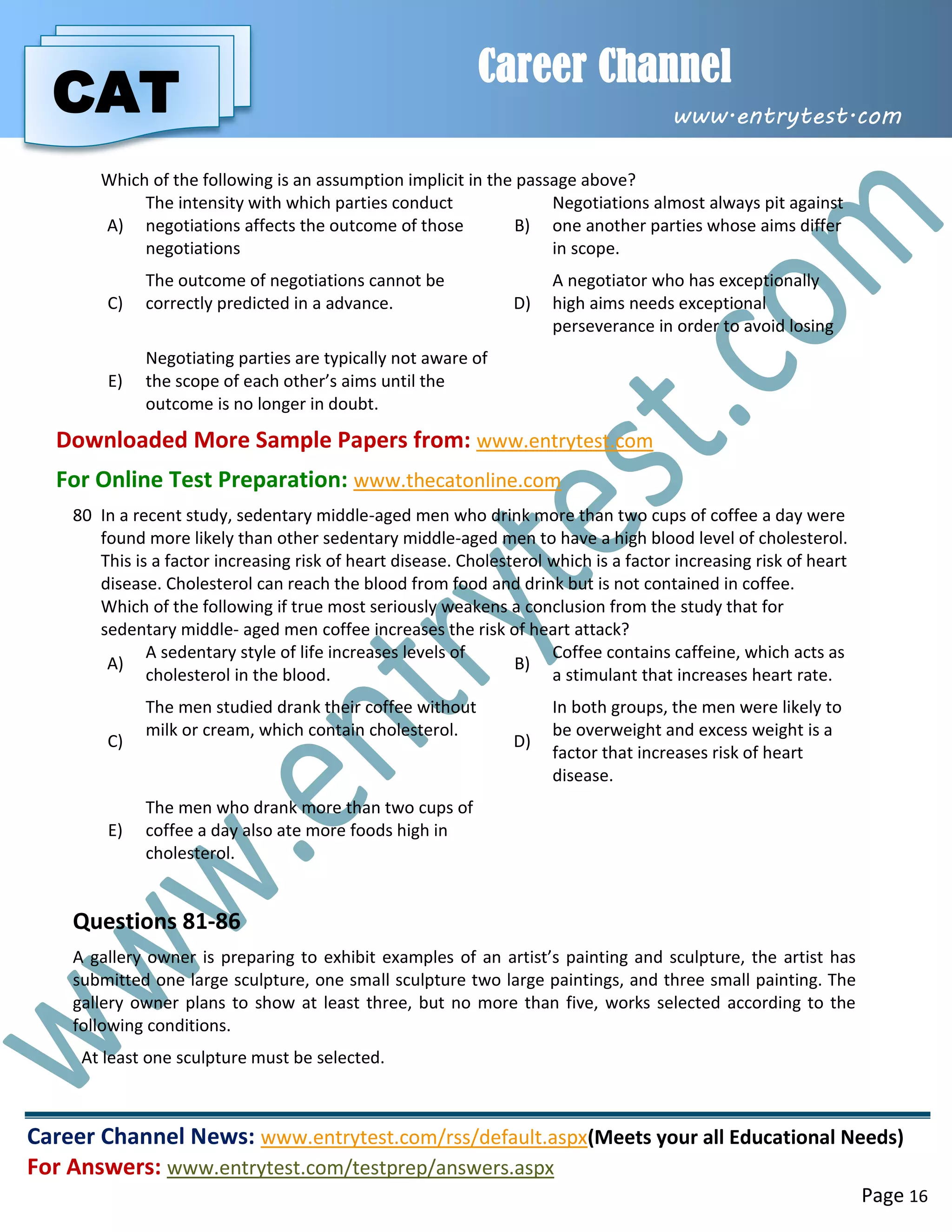 Gat sample-test-02 | PDF
