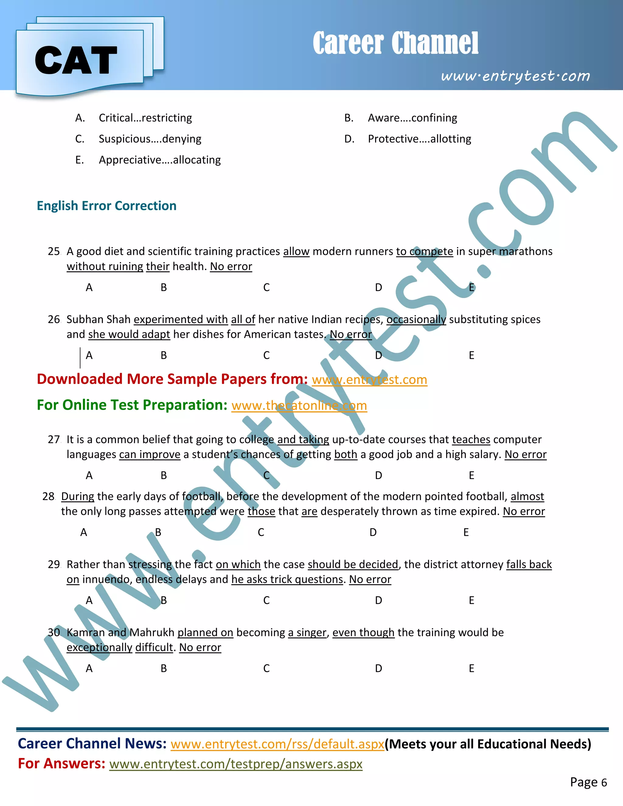 Gat sample-test-02 | PDF