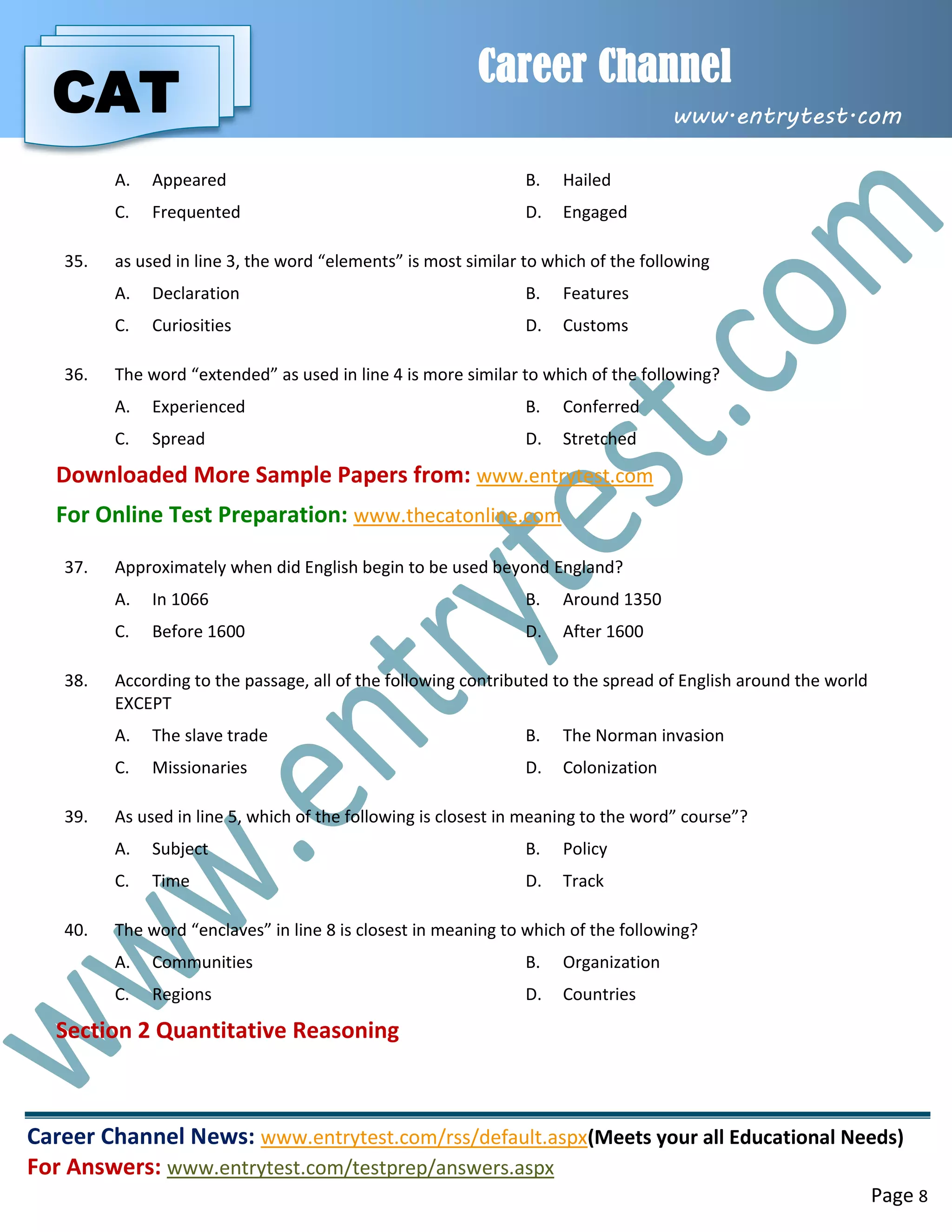 Gat sample-test-02 | PDF