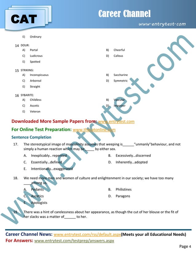 Gat sample-test-02 | PDF