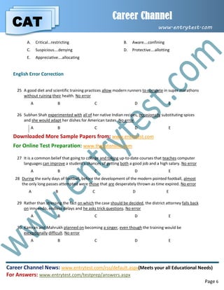 Gat sample-test-02 | PDF