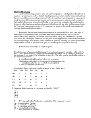 Gat analytical reasoning | PDF