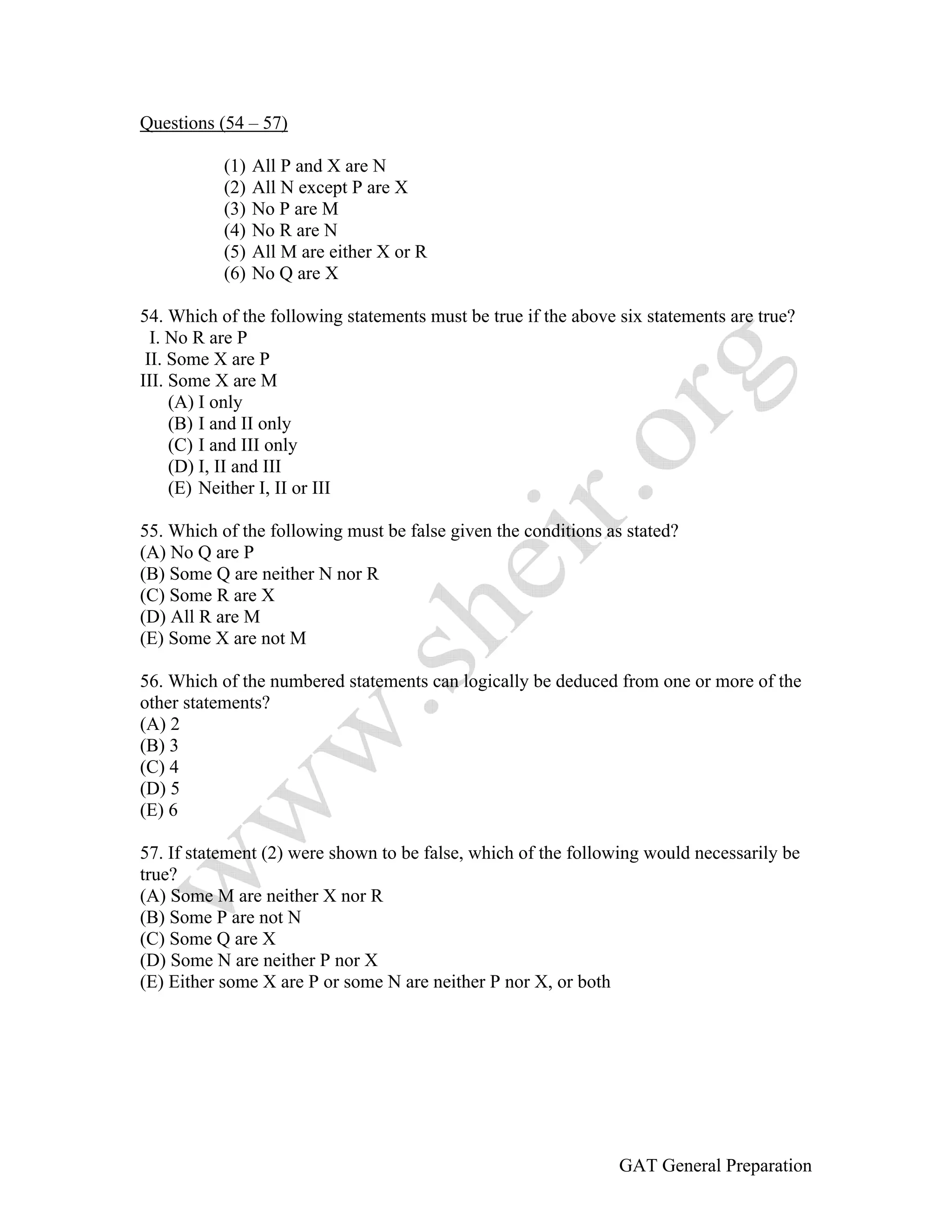 Gat analytical reasoning | PDF