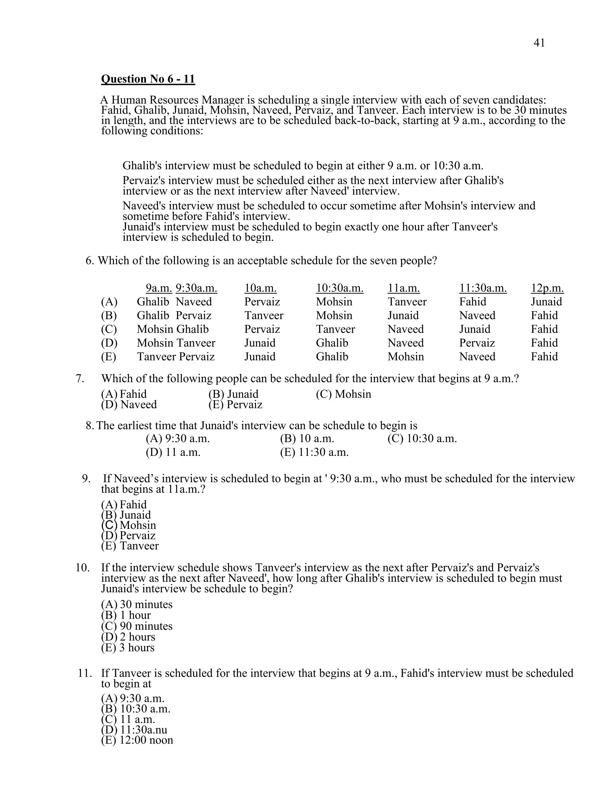 LSAT Analytical Reasoning | PDF