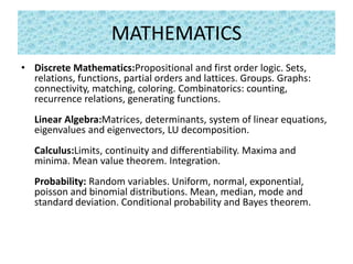 Gate 2017 csitsyllabus | PPT