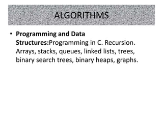 Gate 2017 csitsyllabus | PPT