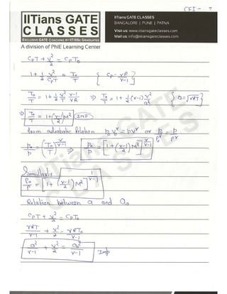 Gate aerospace engineering-compressible fluid-flow | PDF