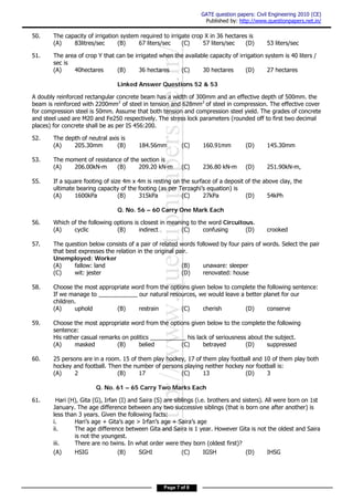 Gate civil-engineering-2010 | PDF