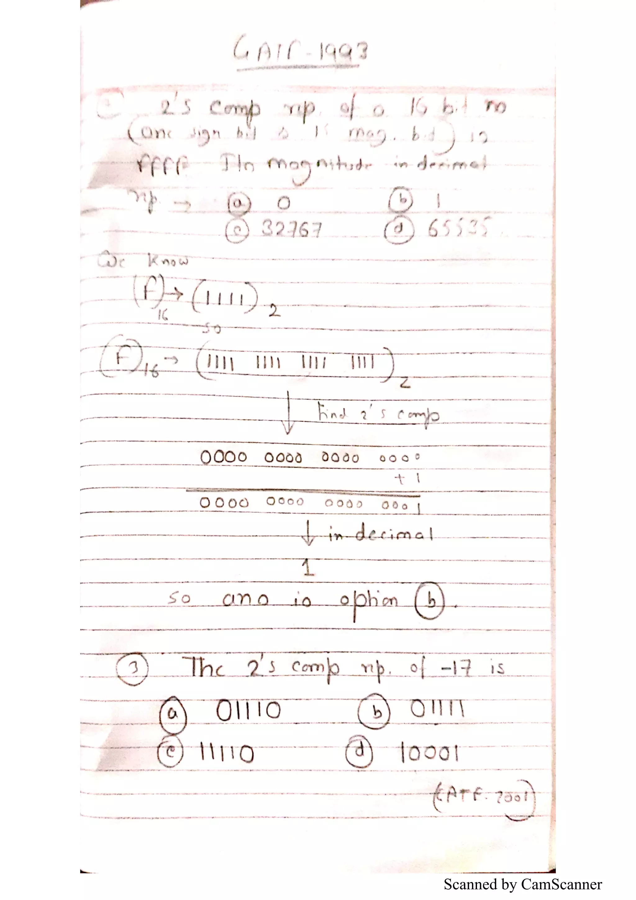 GATE_Digital Electronics(part 1)-Solved problems of GATE Exam | PDF