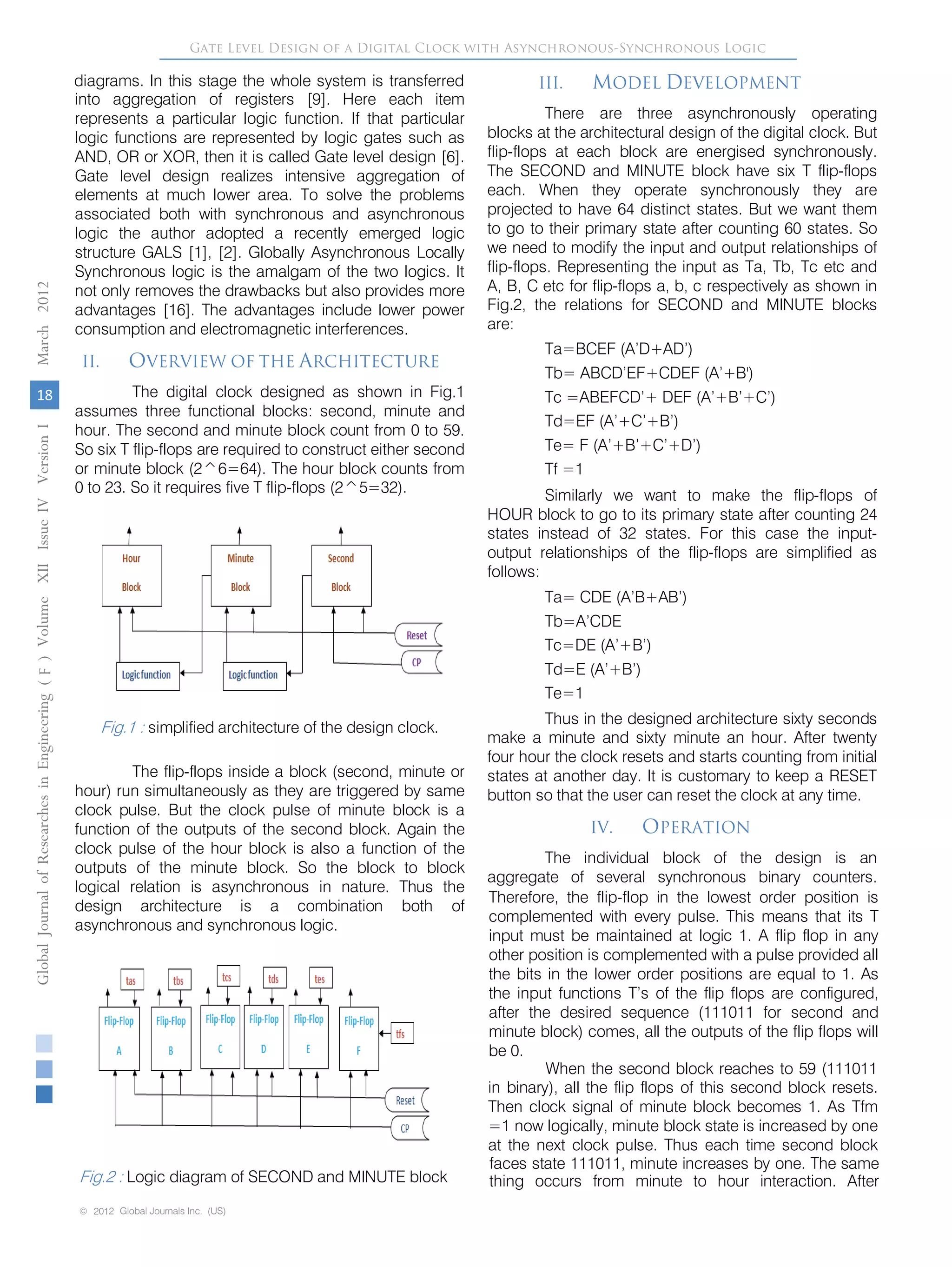 Gate level-design-of-a-digital-clock | PDF